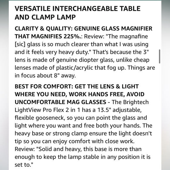 Brightech | Other | Brightech Lightview Magnifying Desk Lamp | Poshmark